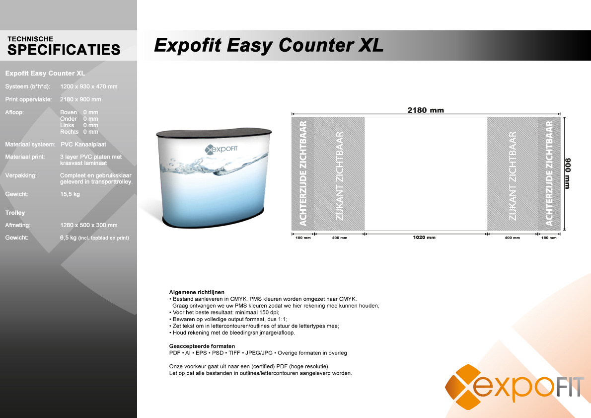 Easy Counter Square €229.00 | Counters en balies | Snel & goedkoop ...